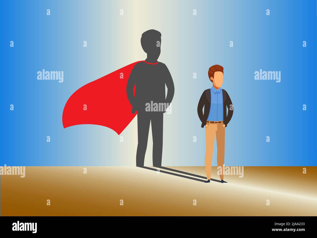Narcissistic shadow Stock Vector Images - Alamy