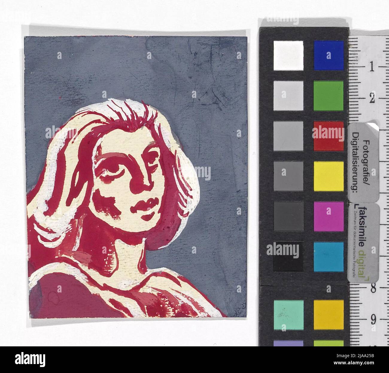 Detail design book envelope "Marie Pappenheim/ The Gray/ Mann/ Roman ...