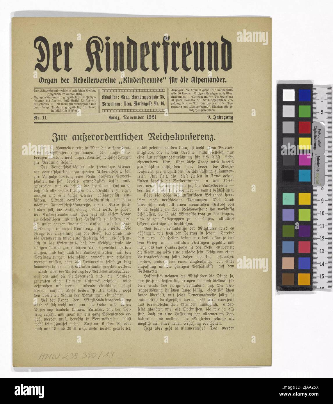 Journal "The child friend. Organ of the workers' associations" Children ...