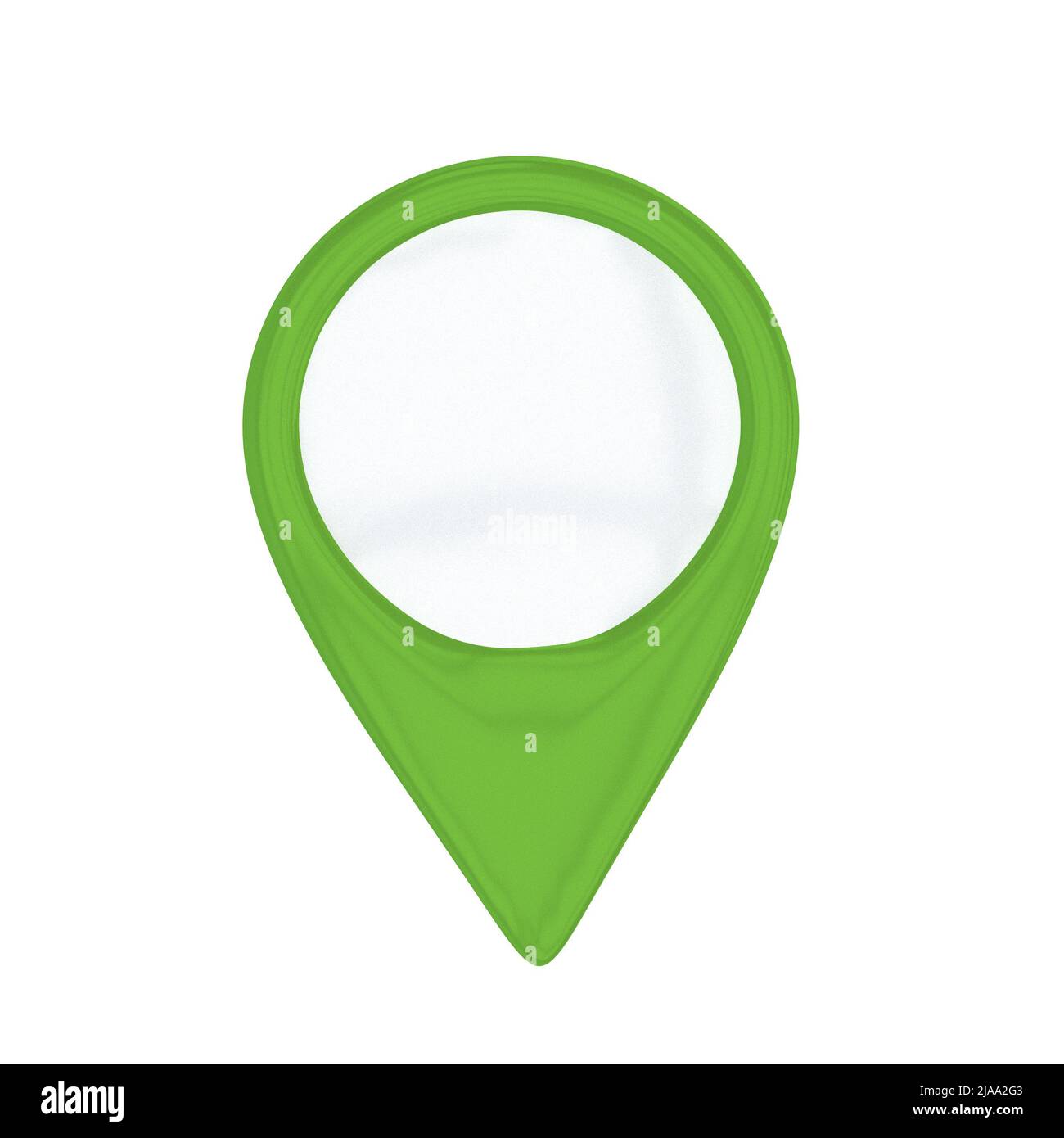 3d render illustration of location indicator icon isolated on white ...