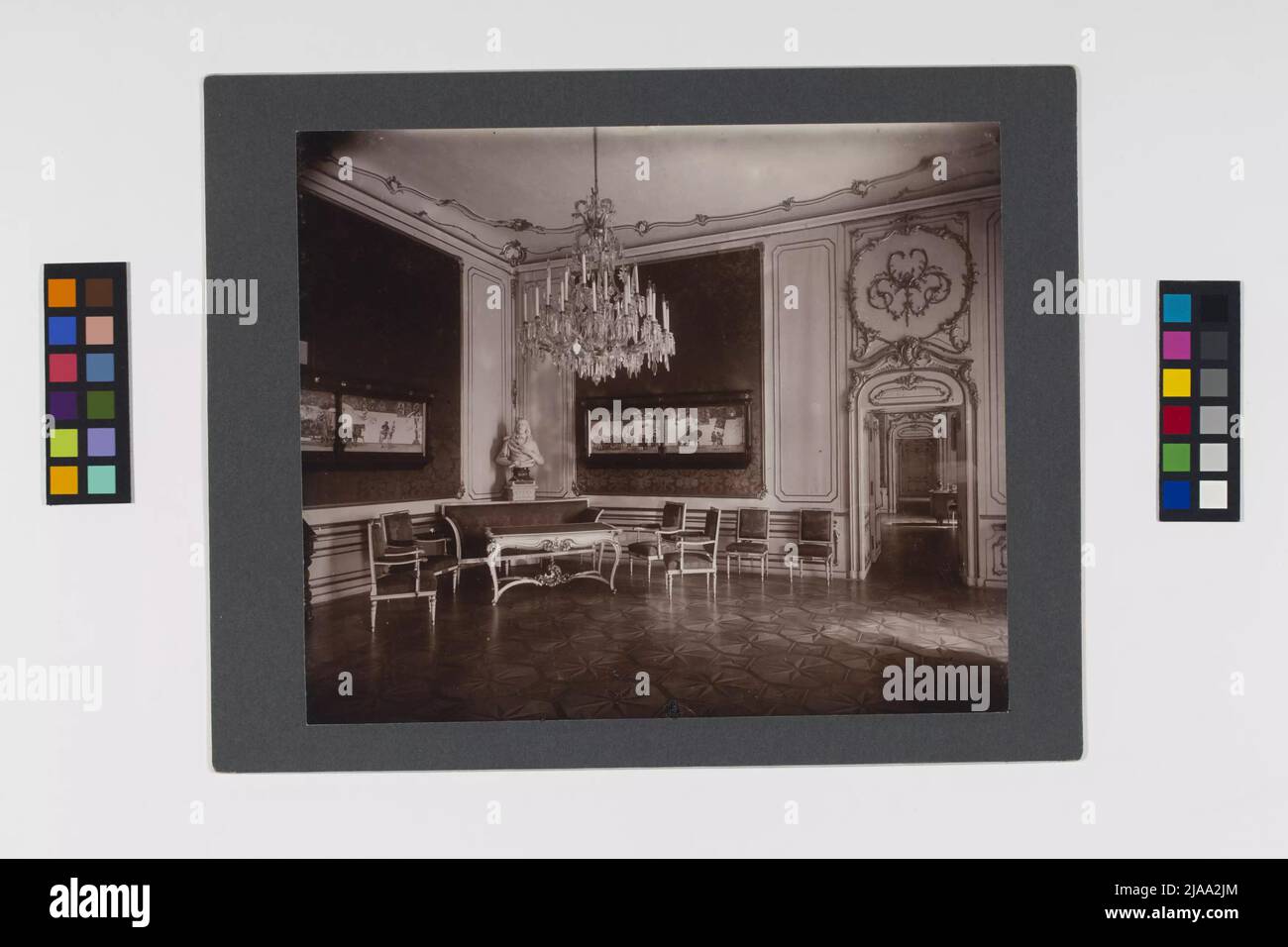 1st, castle - interior views - small reception salon - diplomatic room ...