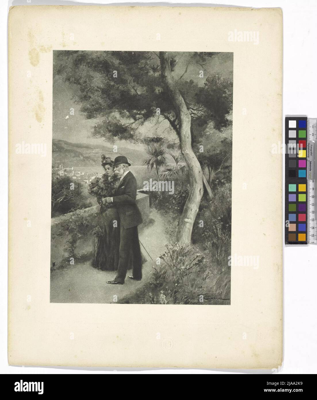 Emperor Franz Joseph and Empress Elisabeth in Cap Martin. Wilhelm Gause ...