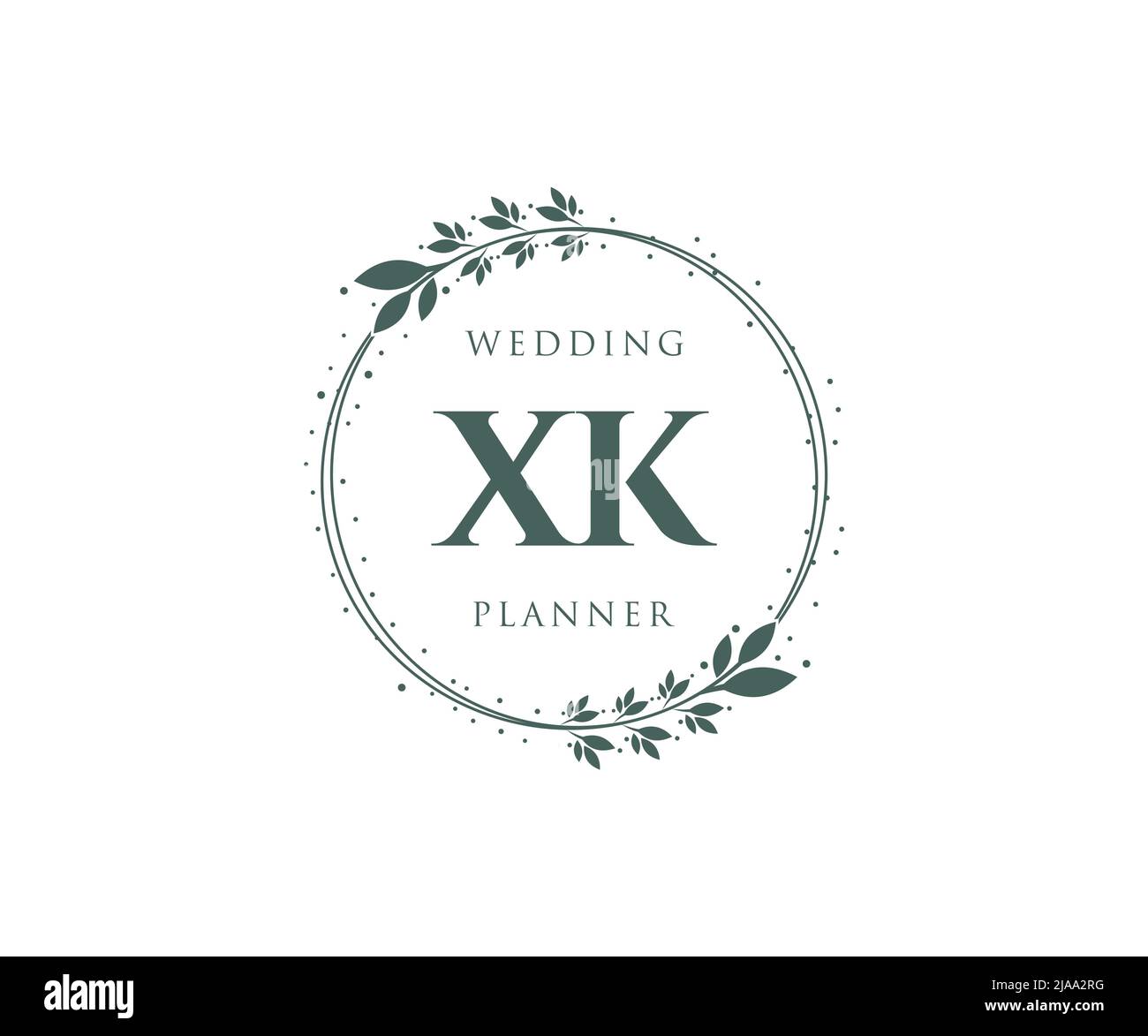 XK Initials letter Wedding monogram logos collection, hand drawn modern ...
