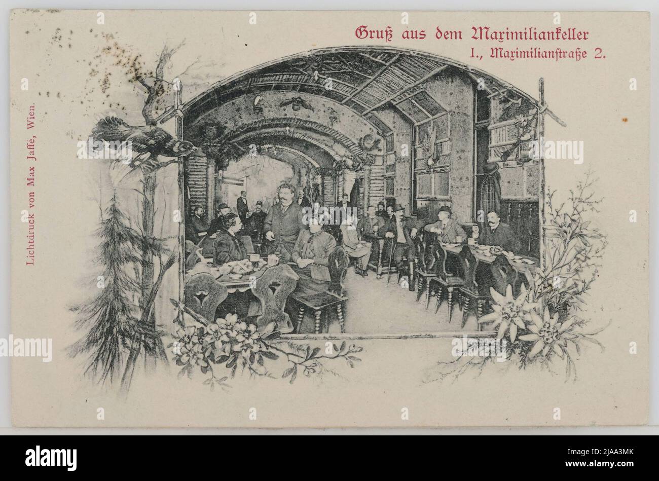 1., Maximilianstraße 2 [today Mahlerstraße] - "Greetings] from the ...