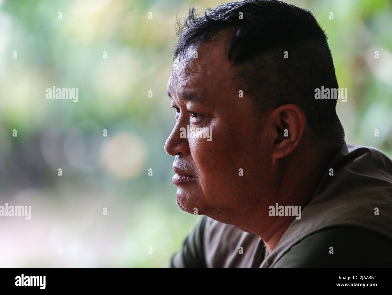 Thailand. 27th May, 2022. KNU (Karen National Union) Leader and General ...