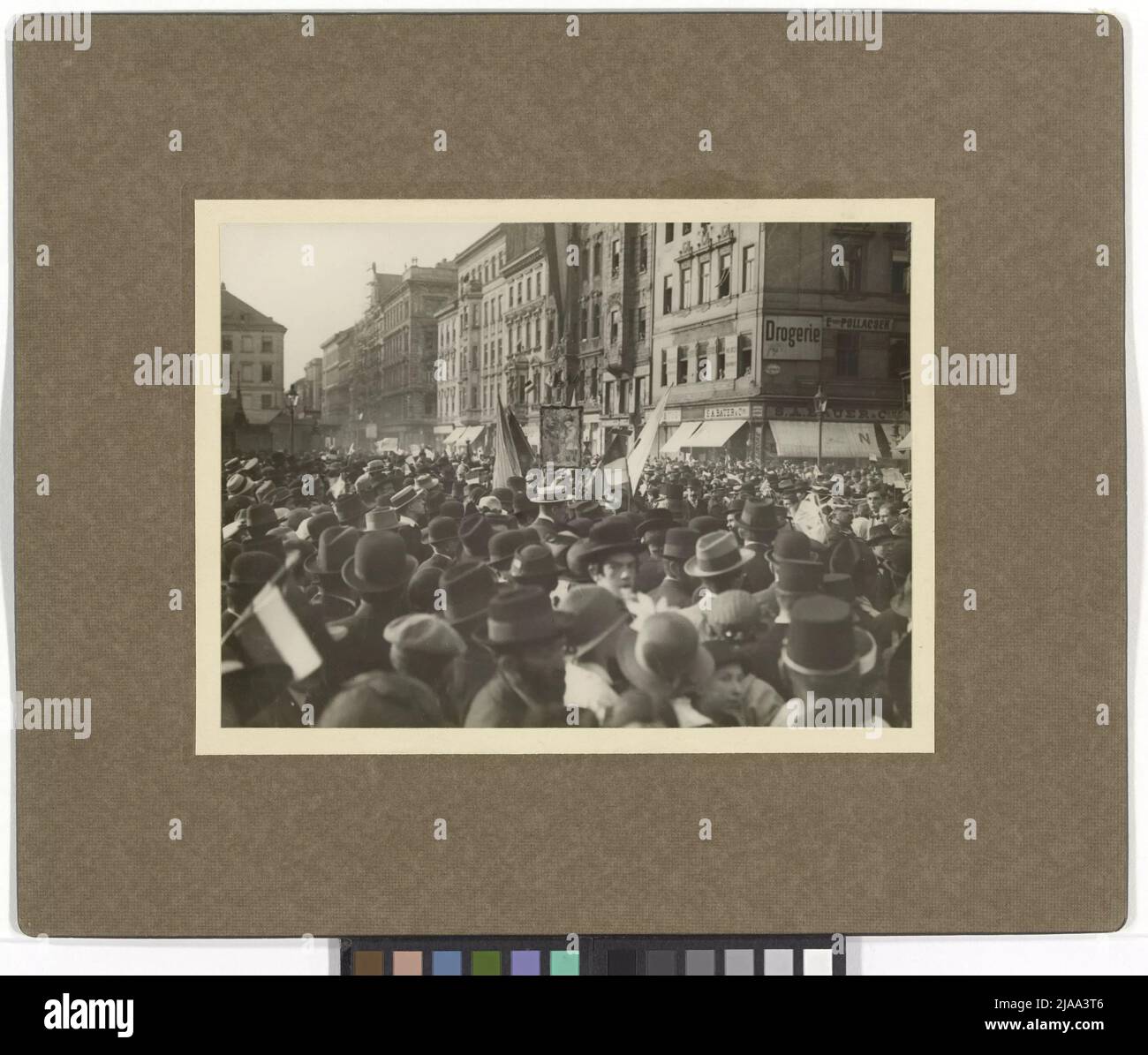Pageant of Galician refugees "Im Werd" on June 23, 1915 on the occasion ...