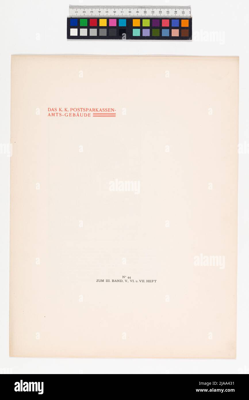 Some sketches, projects and executed buildings, Vol. III, sheet 44, the ...