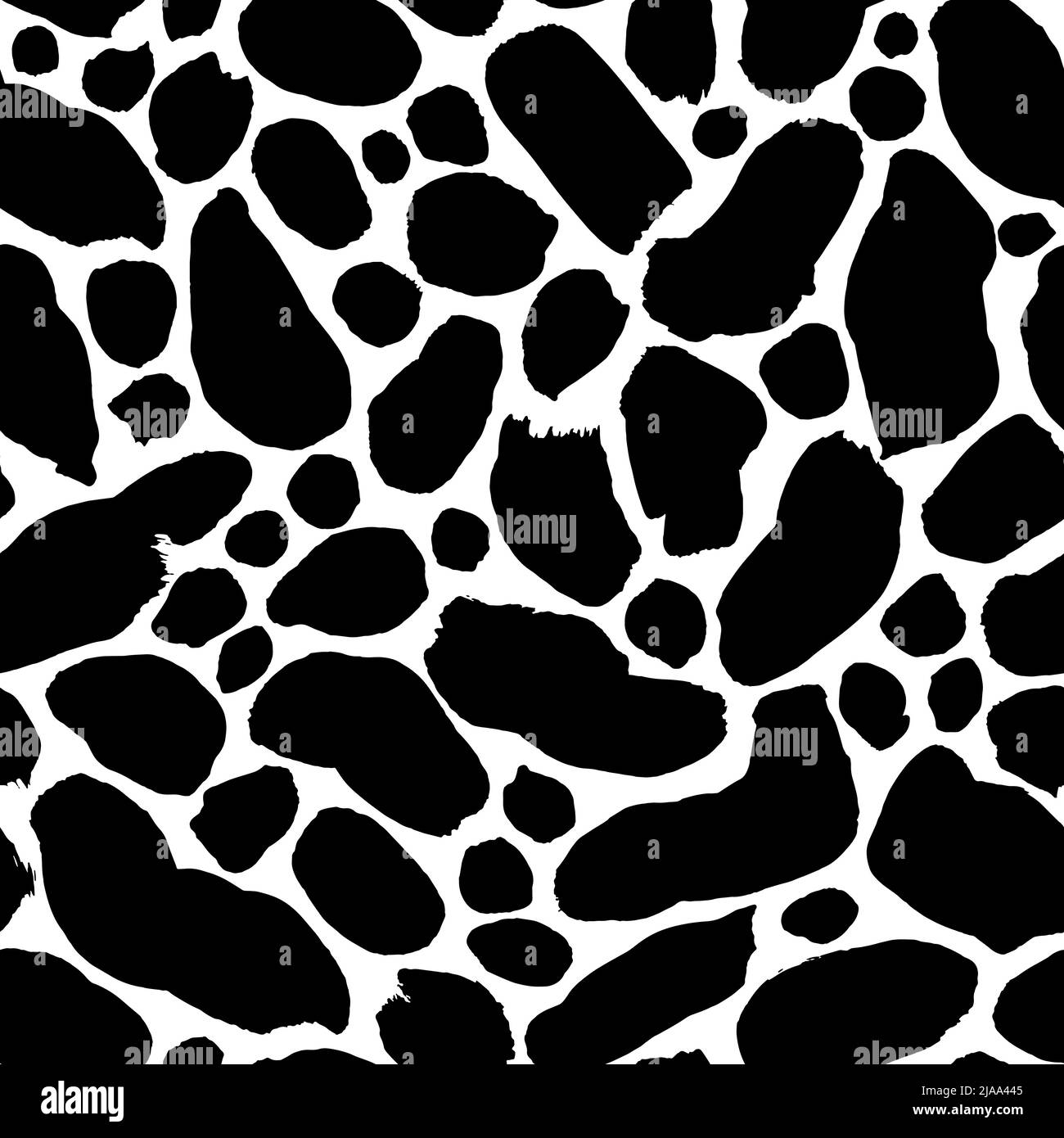 Black uneven specks, ink blobs seamless pattern Stock Vector Image ...