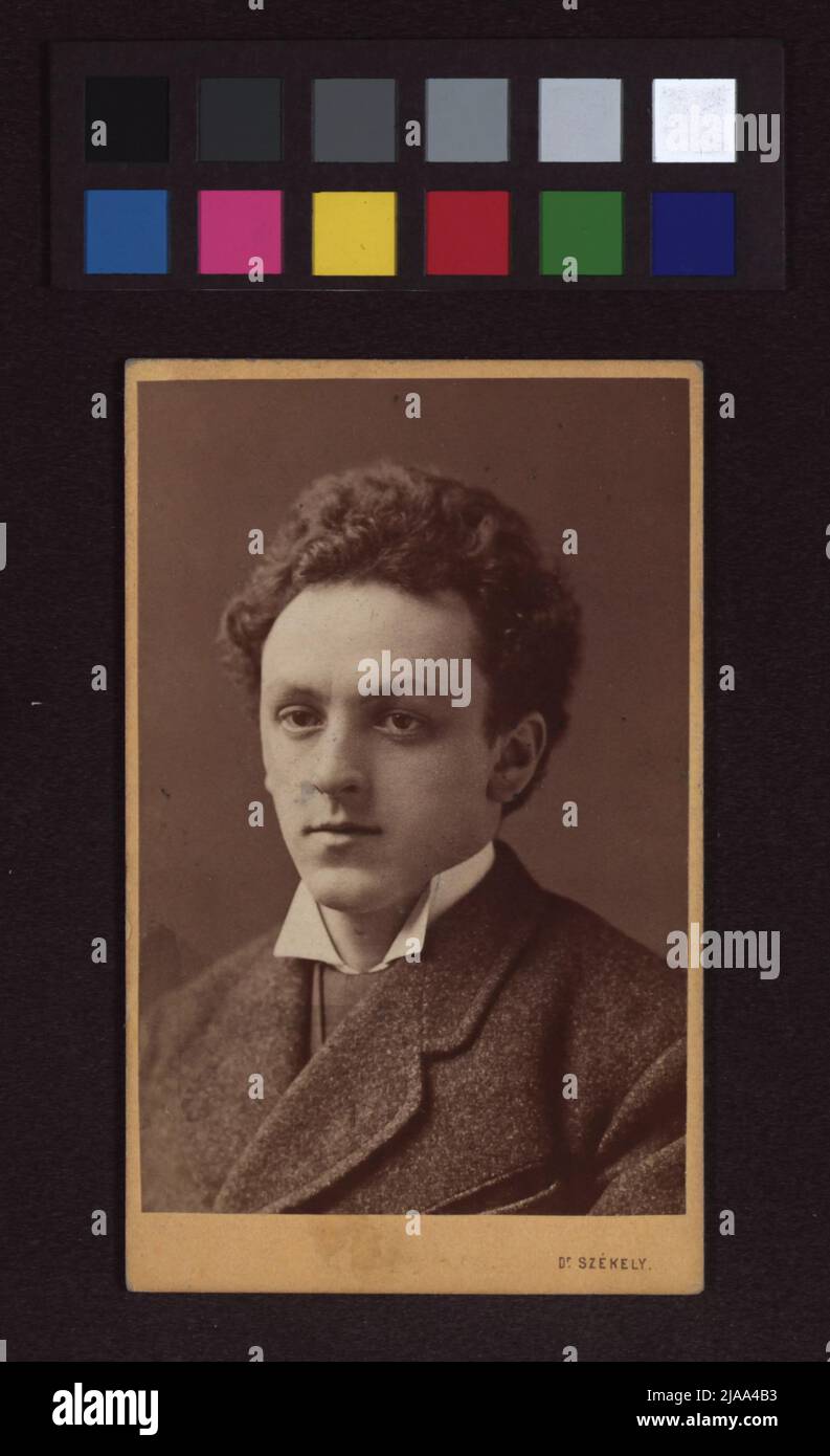 Adolf Glitz (1847-1877), actor. Josef Széky (1838-1901), photographer ...