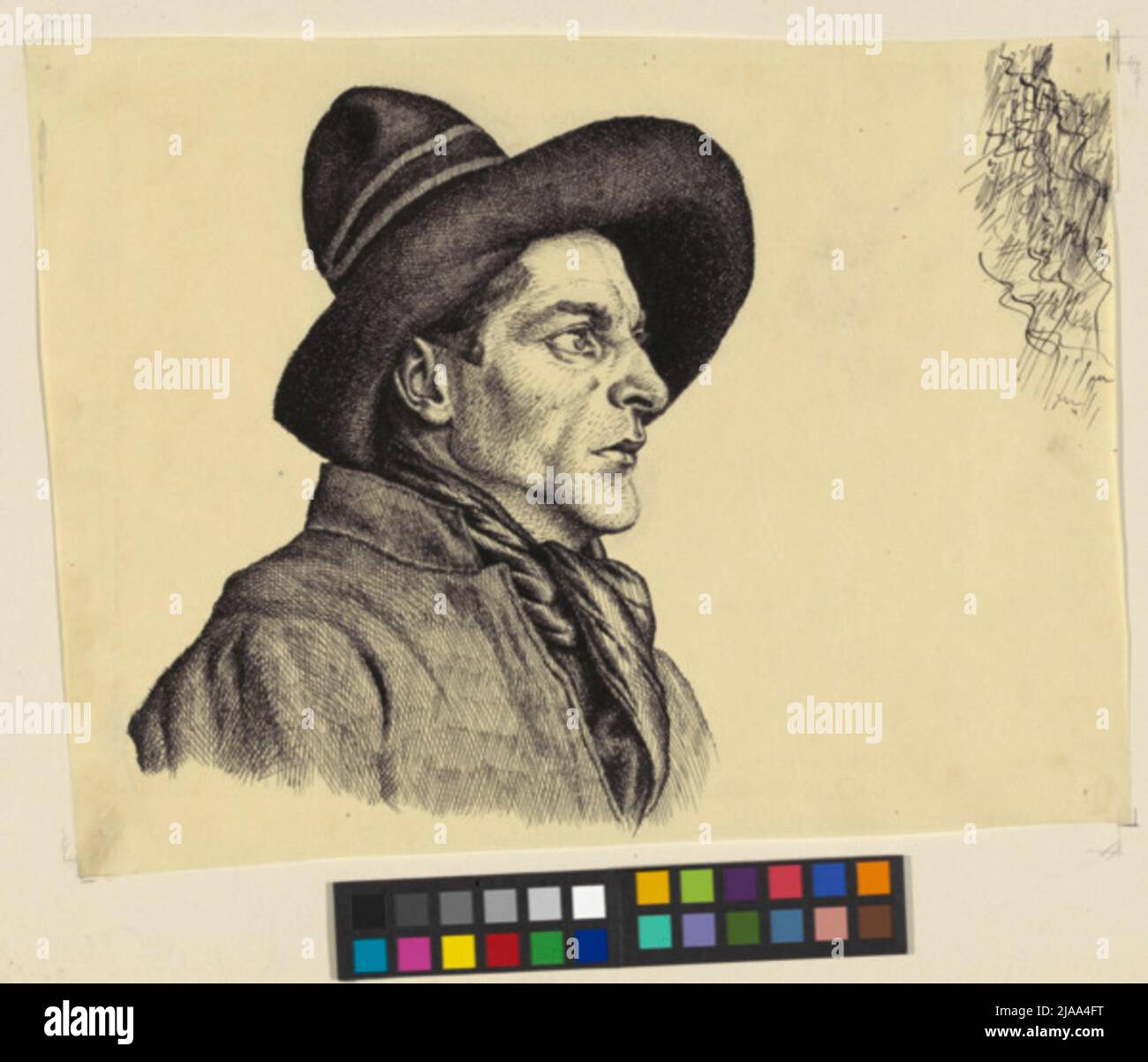 Portrait. Karl Wiener (1901-1949), artist Stock Photo - Alamy