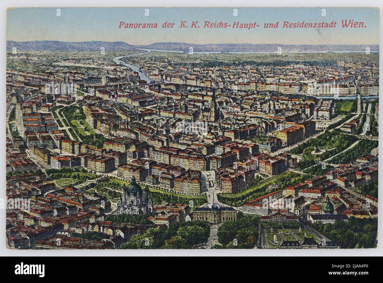 Panorama of the K.K. Imperial and residence city of Vienna .. Paul ...