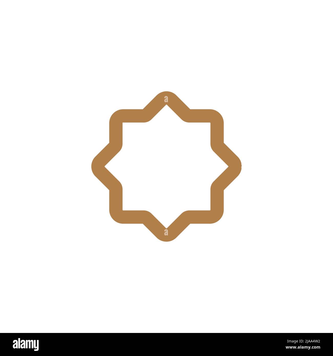 Eight point star vector shape. islamic background ramadhan template ...