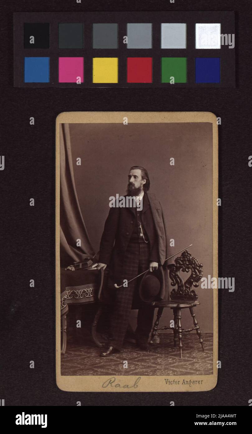 Georg Raab (1821-1885), painter. Victor [also: Viktor] Angerer (1839 ...