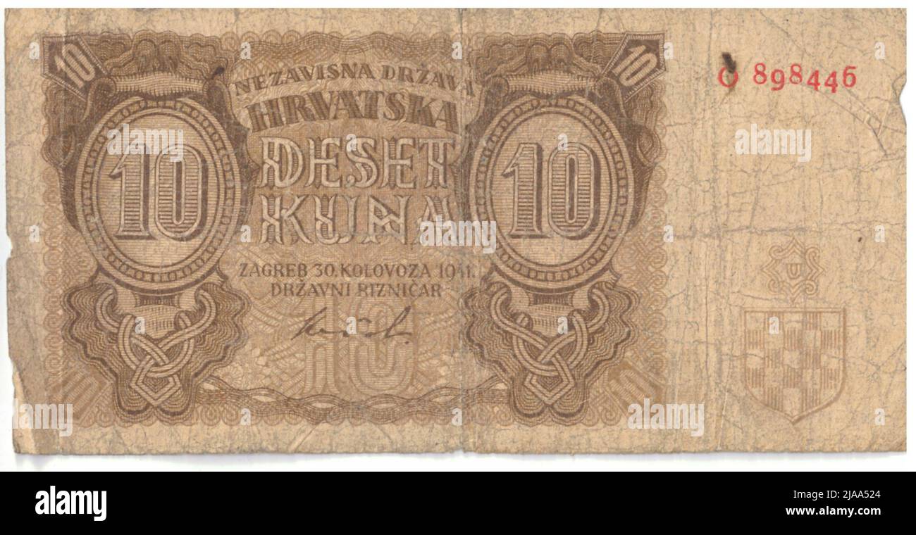 10 kuna banknote hi-res stock photography and images - Alamy