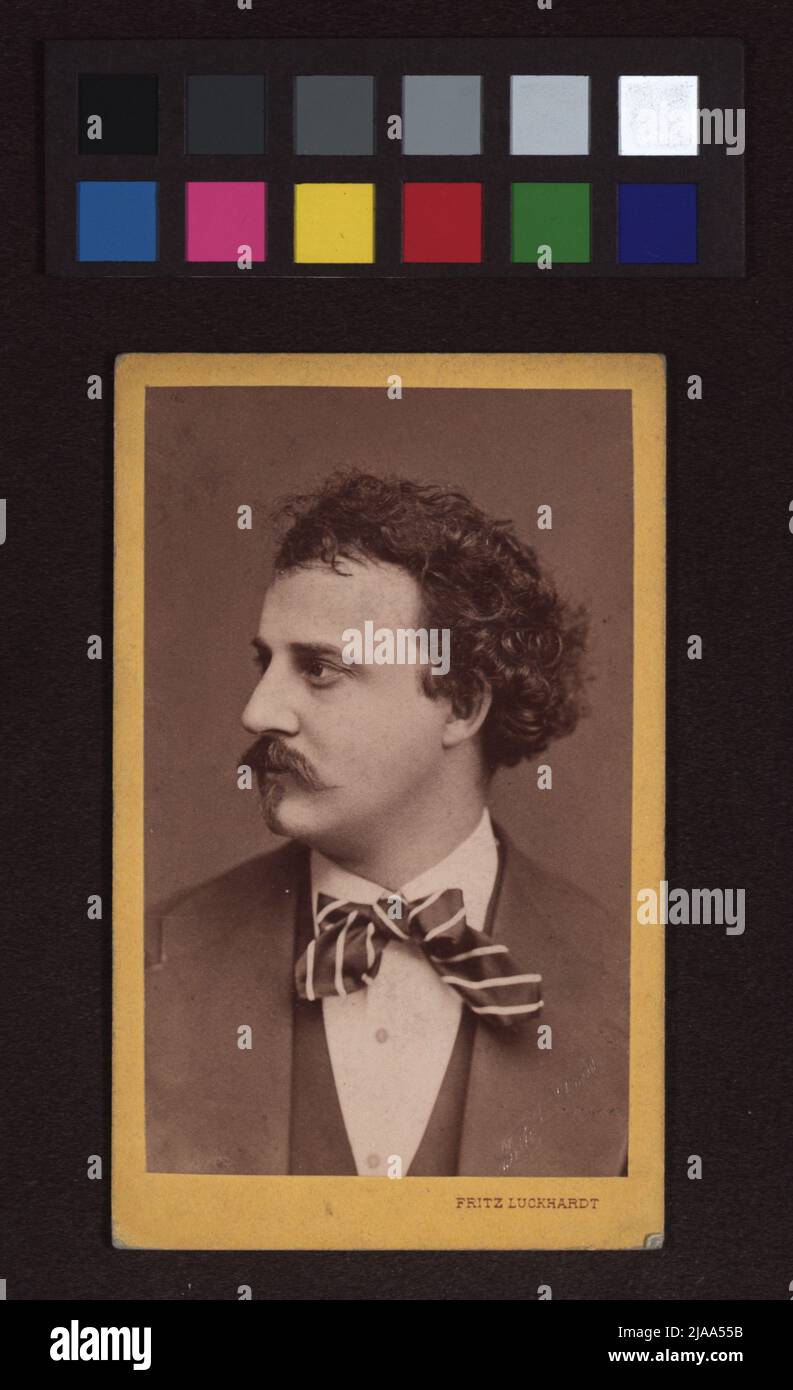 Charles Adams, Wien. Fritz Luckhardt (1843—1894), Photographer Stock ...