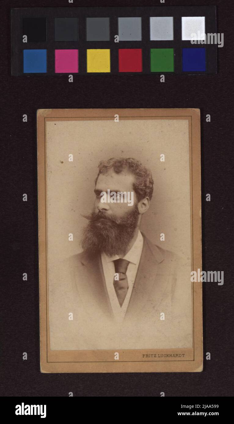Alfred Friedmann (1845-1923), writer. Fritz Luckhardt (1843-1894 ...