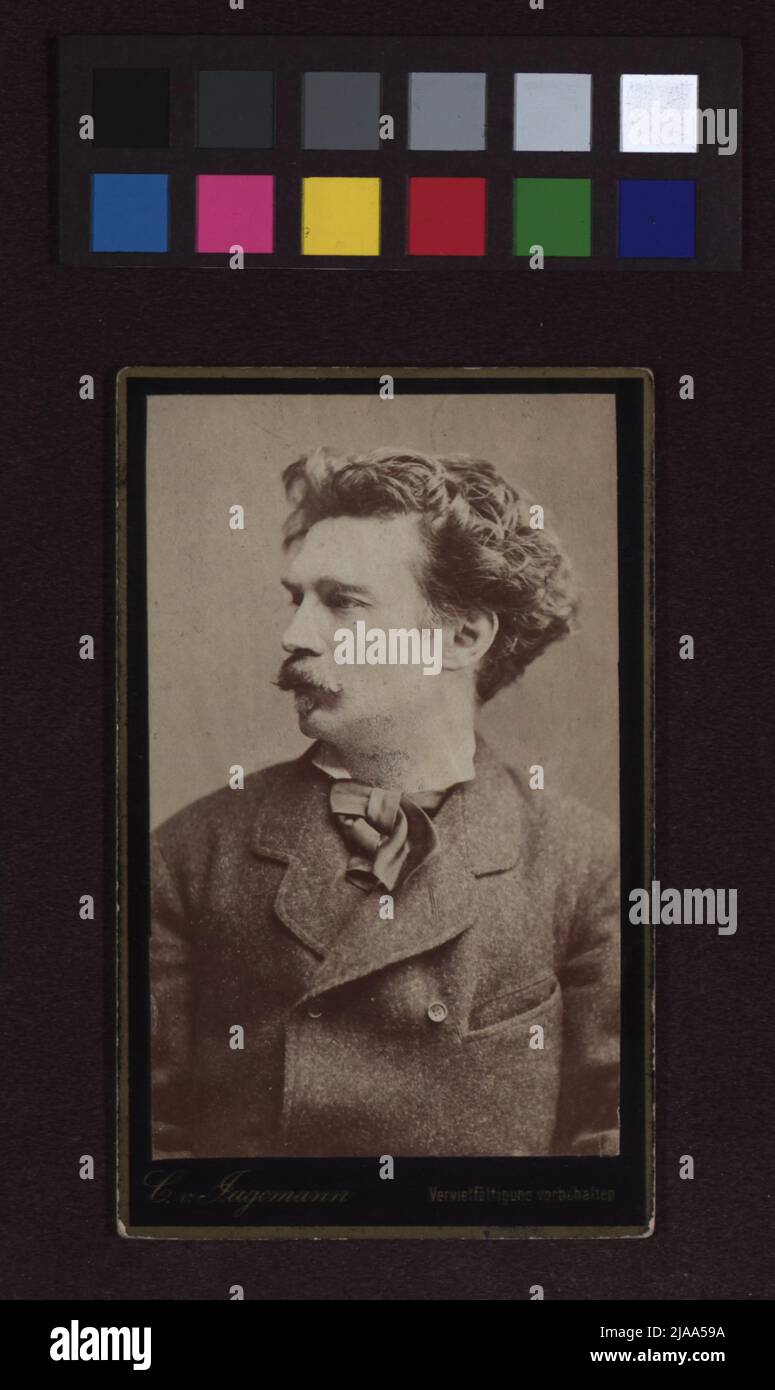 Anselm Feuerbach (1829-1880), painter. Carl (C.) by Jagemann (1819-1883 ...