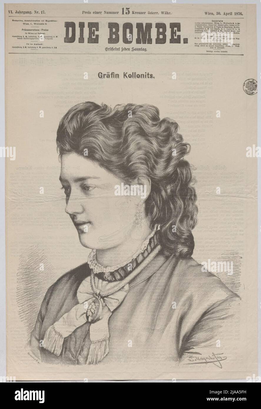 Countess Collonits. ". Actress and operetta singer Countess Collonits ...