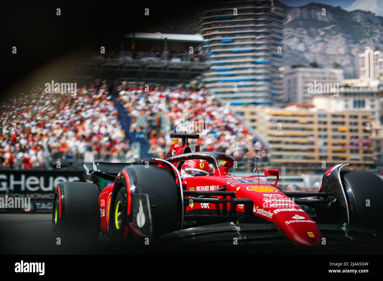 16 LECLERC Charles (mco), Scuderia Ferrari F1-75, action during the ...