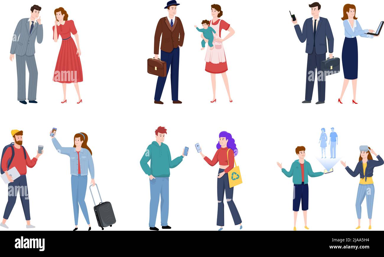 Generations theory flat composition with isolated human characters of ...