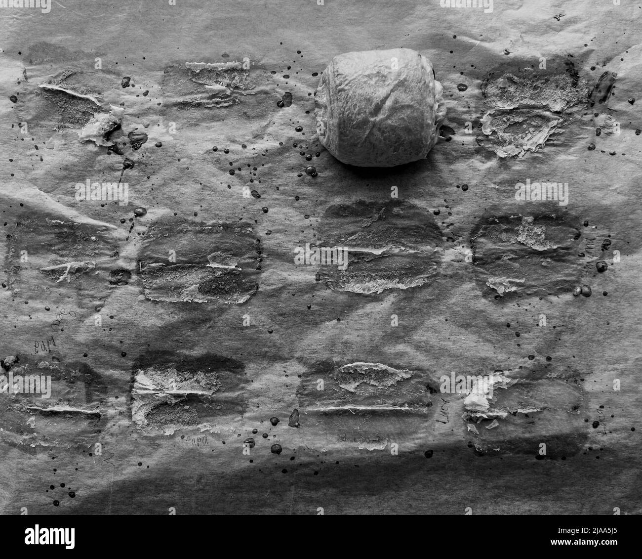 Croissant pastry breakfast bakery Black and White Stock Photos & Images ...