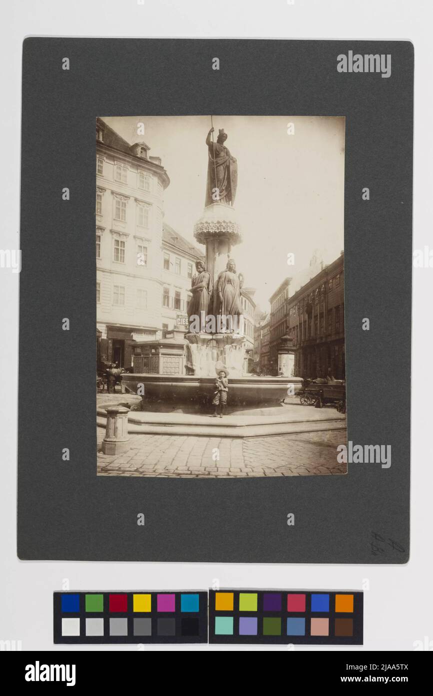 1st, Freyung, general - Austriabrunnen - look towards Renngasse. Anton ...