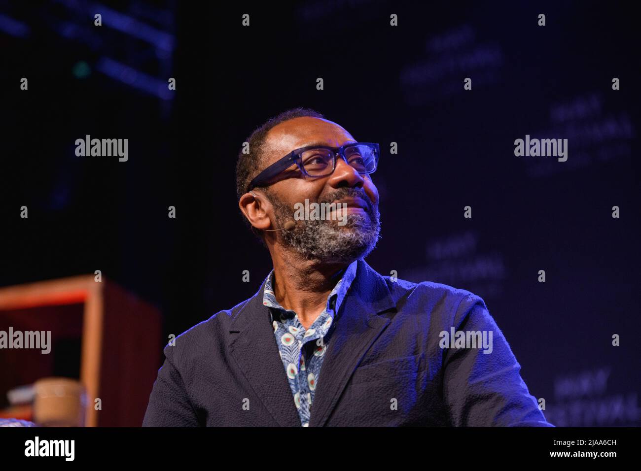 Hay-on-Wye, Wales, UK. 29th May, 2022. Lenny Henry and Monica Dolan ...