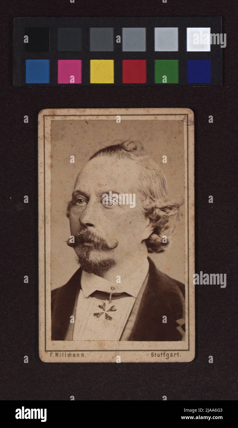 Alfons Baron von Engelhardt-Schnellenstein. F. Willmann, Photographer ...