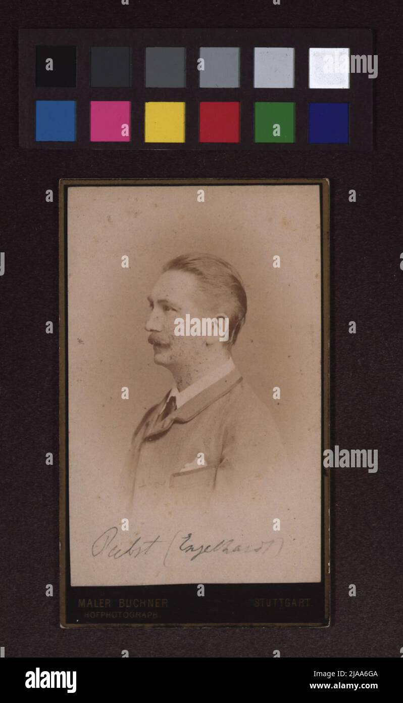 Louis Pabst (1846-), husband of the poet Helene Pabst. Painter Buchner ...