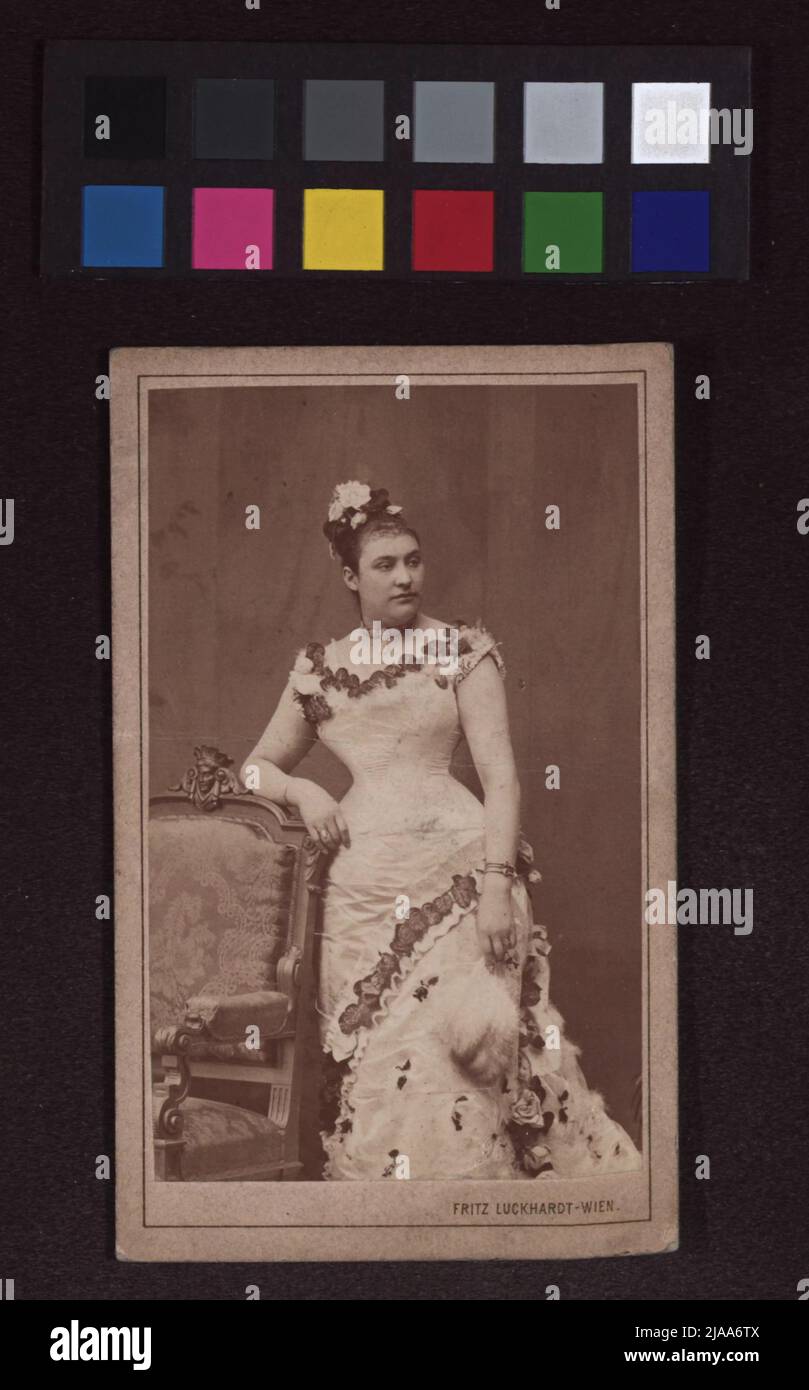 Amalie Materna-Friedrich (1844-1918), singer. Fritz Luckhardt (1843 ...
