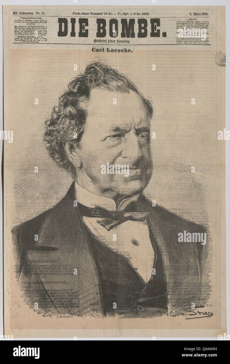 Carl Laroche. ". Karl von La Roche, actor and singer (title page of ...