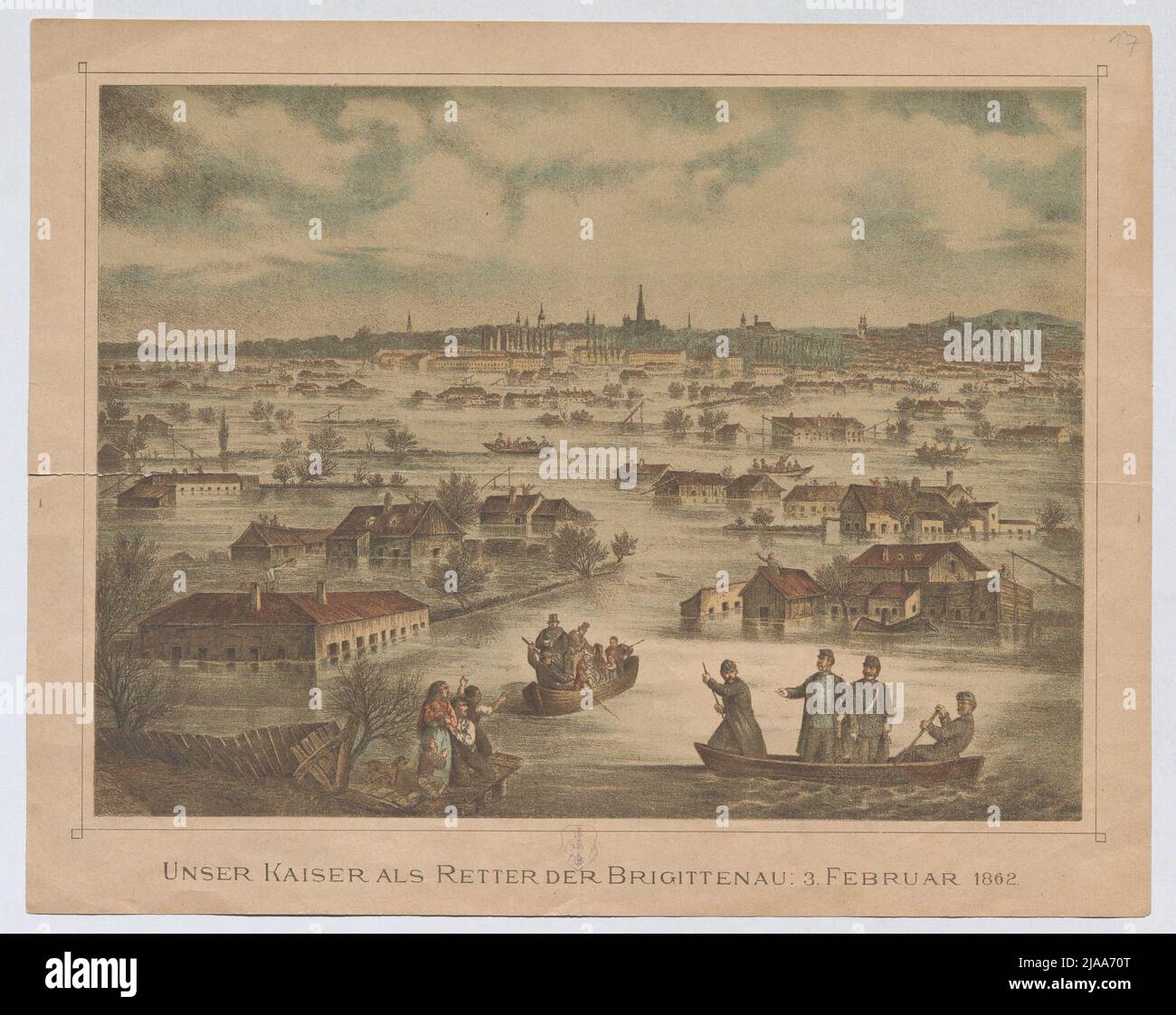 "Our emperor as Savior of Brigittenau: February 3, 1862.". Emperor ...