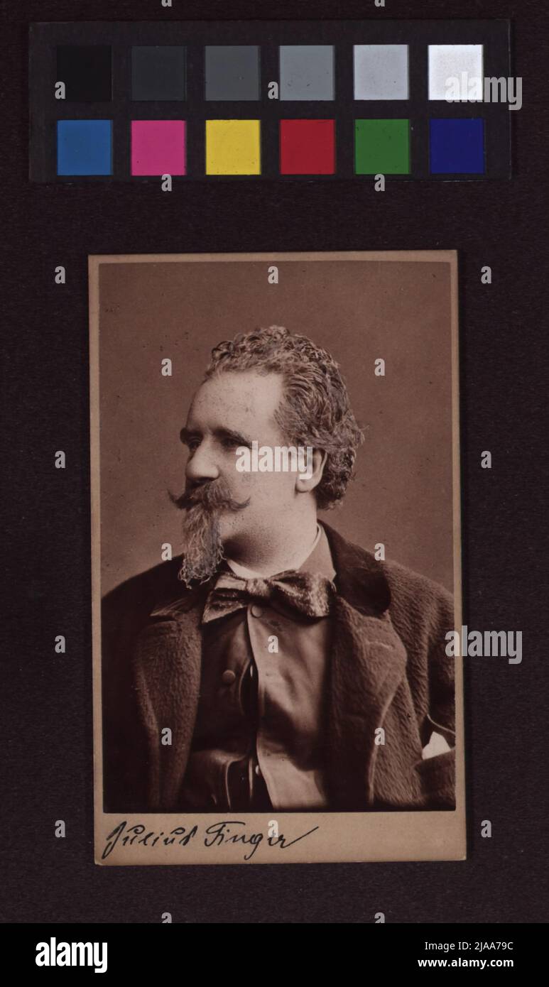 Julius Finger (1826-1894), Kassier, Ornithologe. Unknown Stock Photo ...