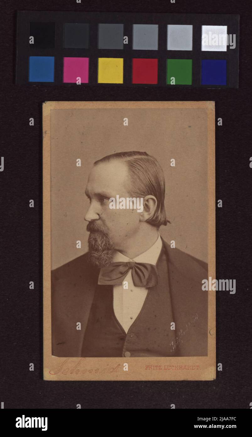 Carl Schmid (1825-1873), doctor, opera singer. Fritz Luckhardt (1843 ...