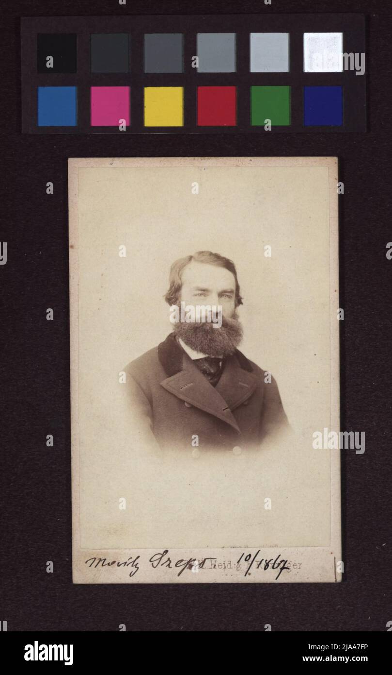 Moriz Szeps (1835-1902), journalist, newspaper publisher. Dr. H. Heid ...
