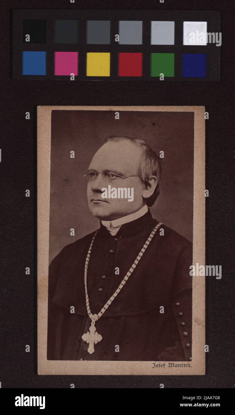 Pastor Dworschak. Josef Mutterer (1834-1908), photographer Stock Photo ...