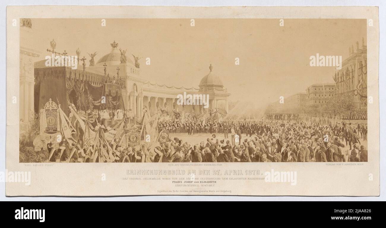 "Memory of April 27, 1879.". Pag The City of Vienna for the silver ...