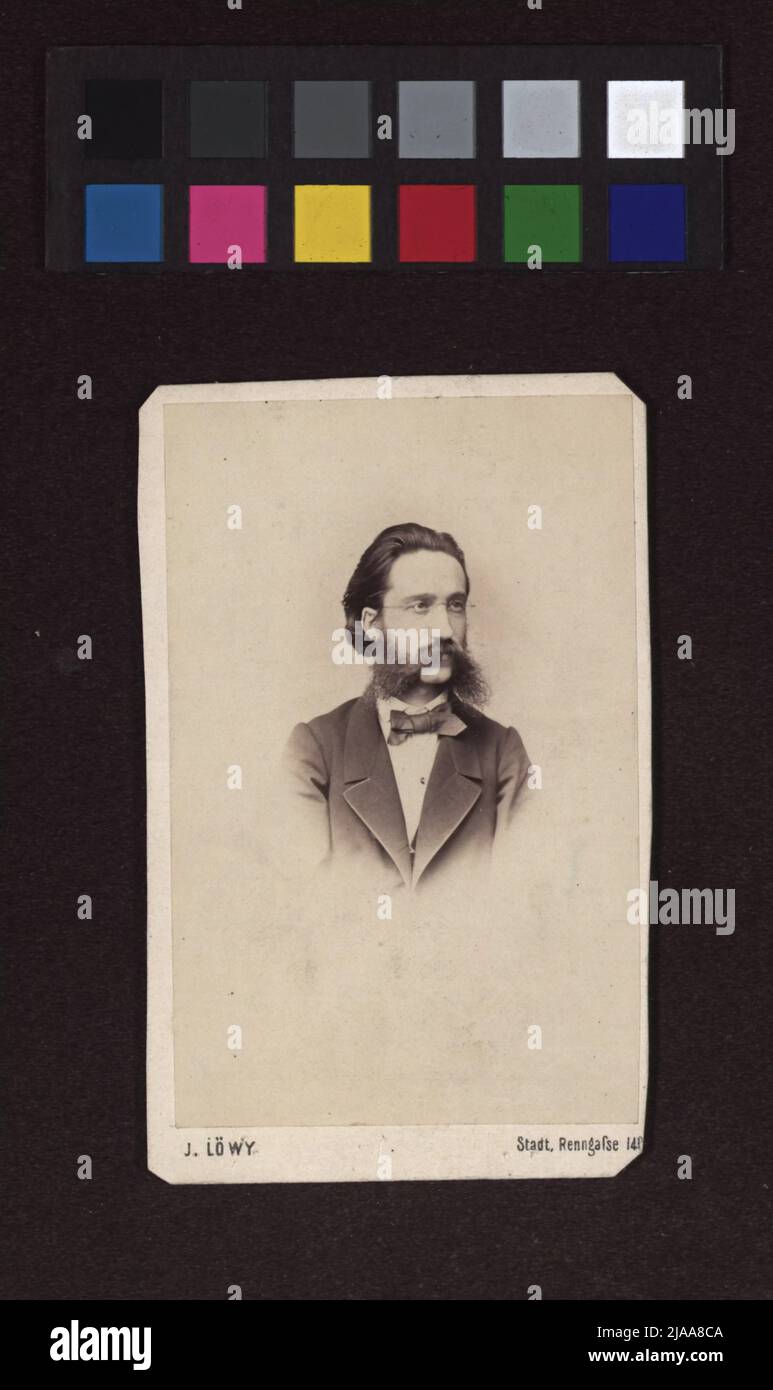 Prof. Julius Epstein, pianist, piano teacher. Josef Löwy (1835-1902 ...