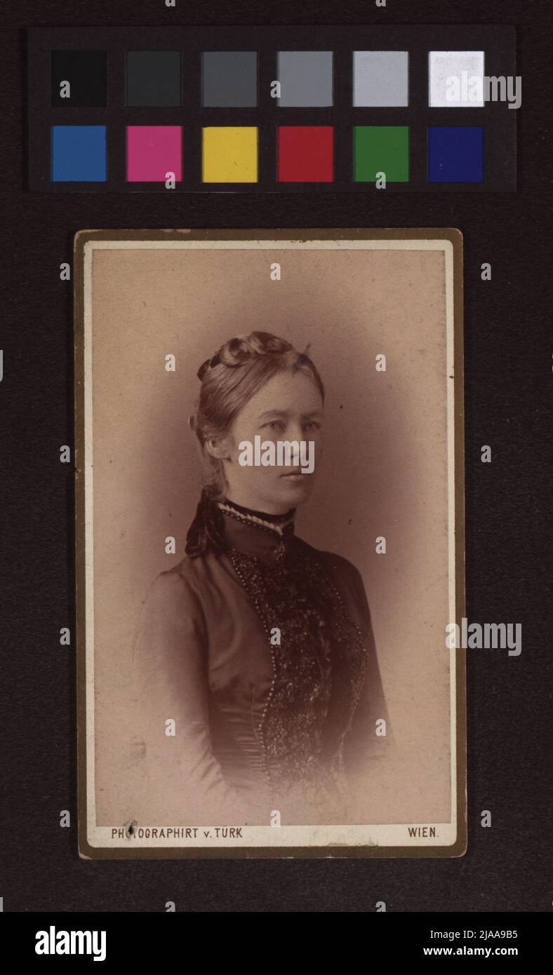 Baroness Maria Buschmann. Othmar von Türk (1843-1904), photographer ...