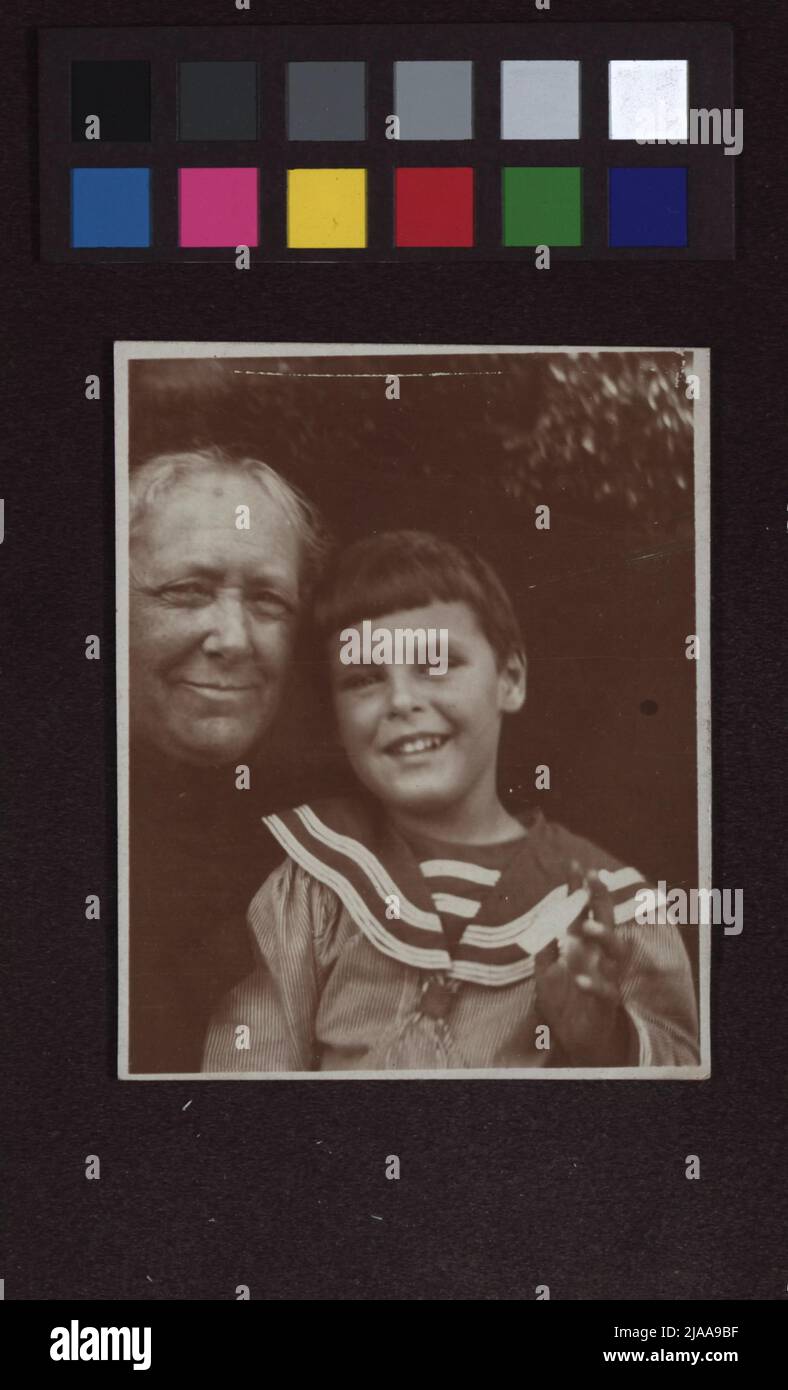 Wilhelm Freiherr von Haan (1845-1901) () with grandson Felix Hasslinger ...
