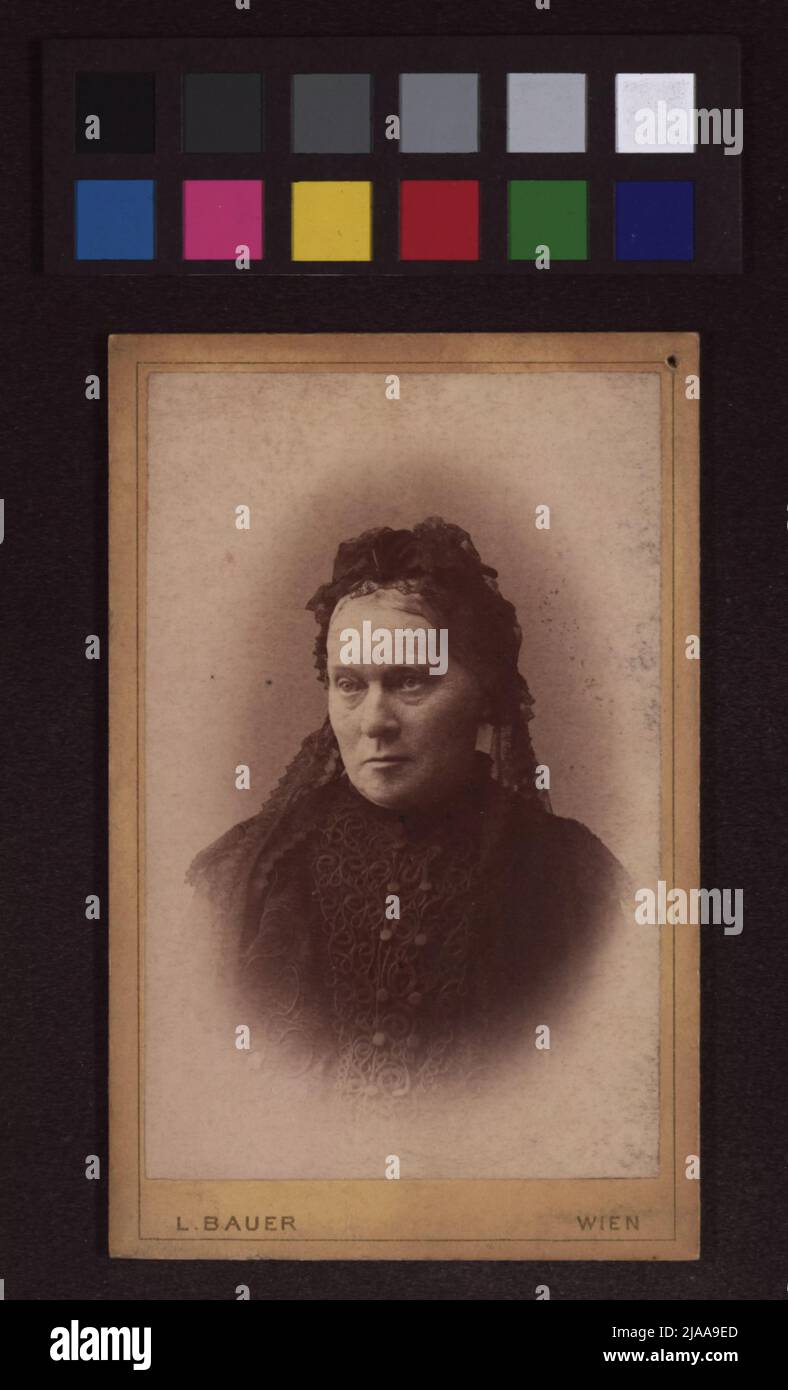 Karoline Freiin von Buschmann (born from above). Louis Bauer ...