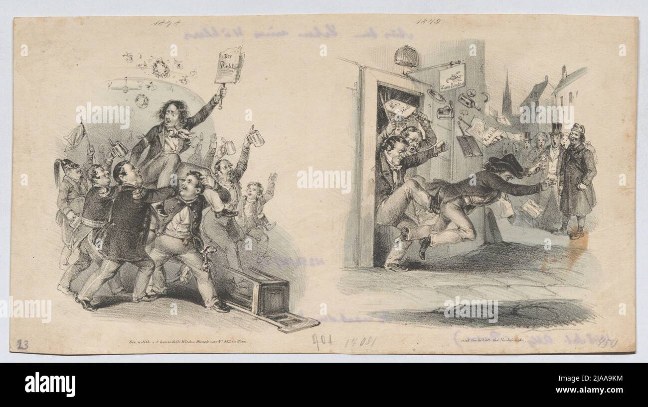 "From the life of a vine." (Caricature: A radical journalist was ...