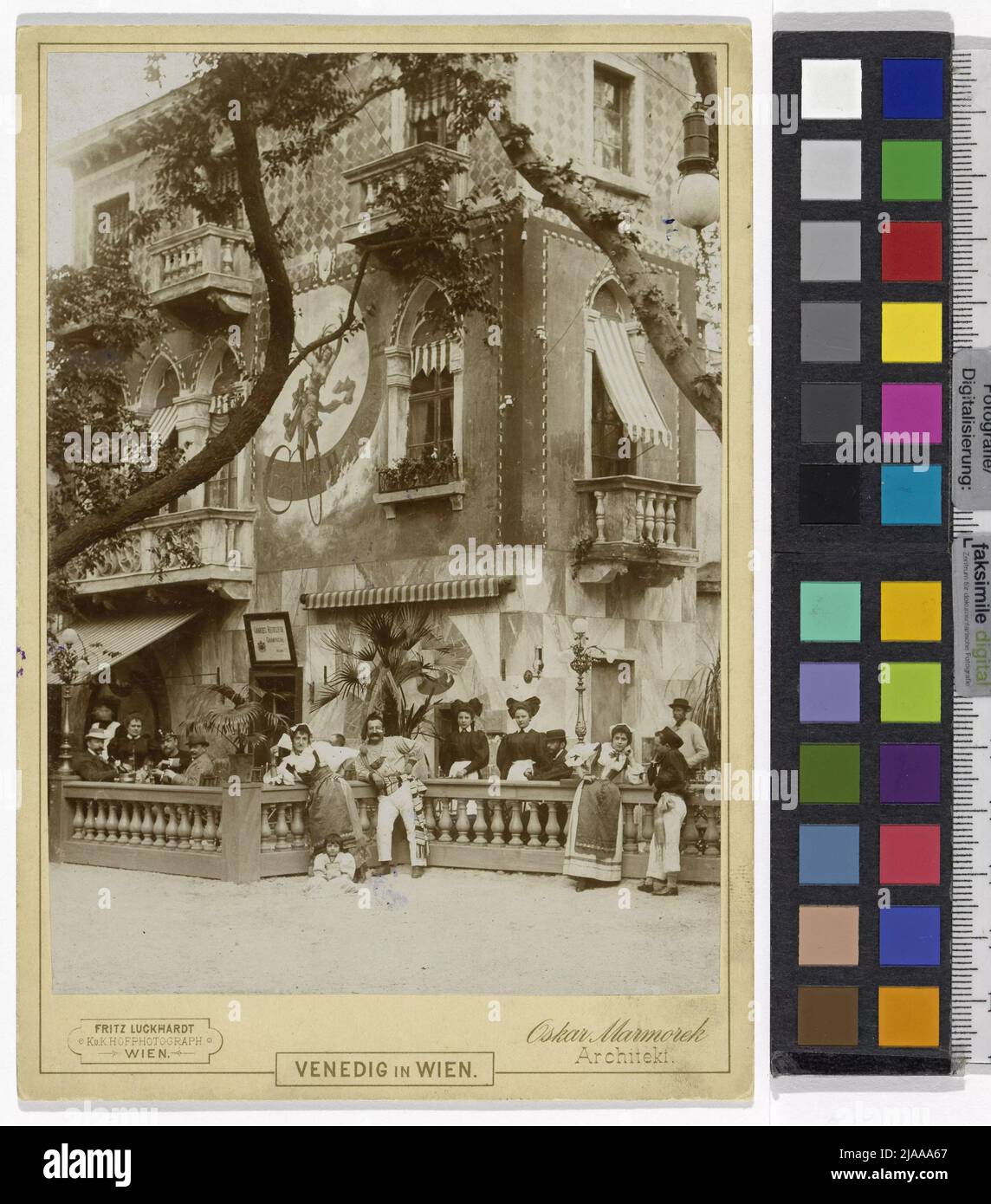 View from the amusement park "Venice in Vienna" in the Prater. Gabor ...