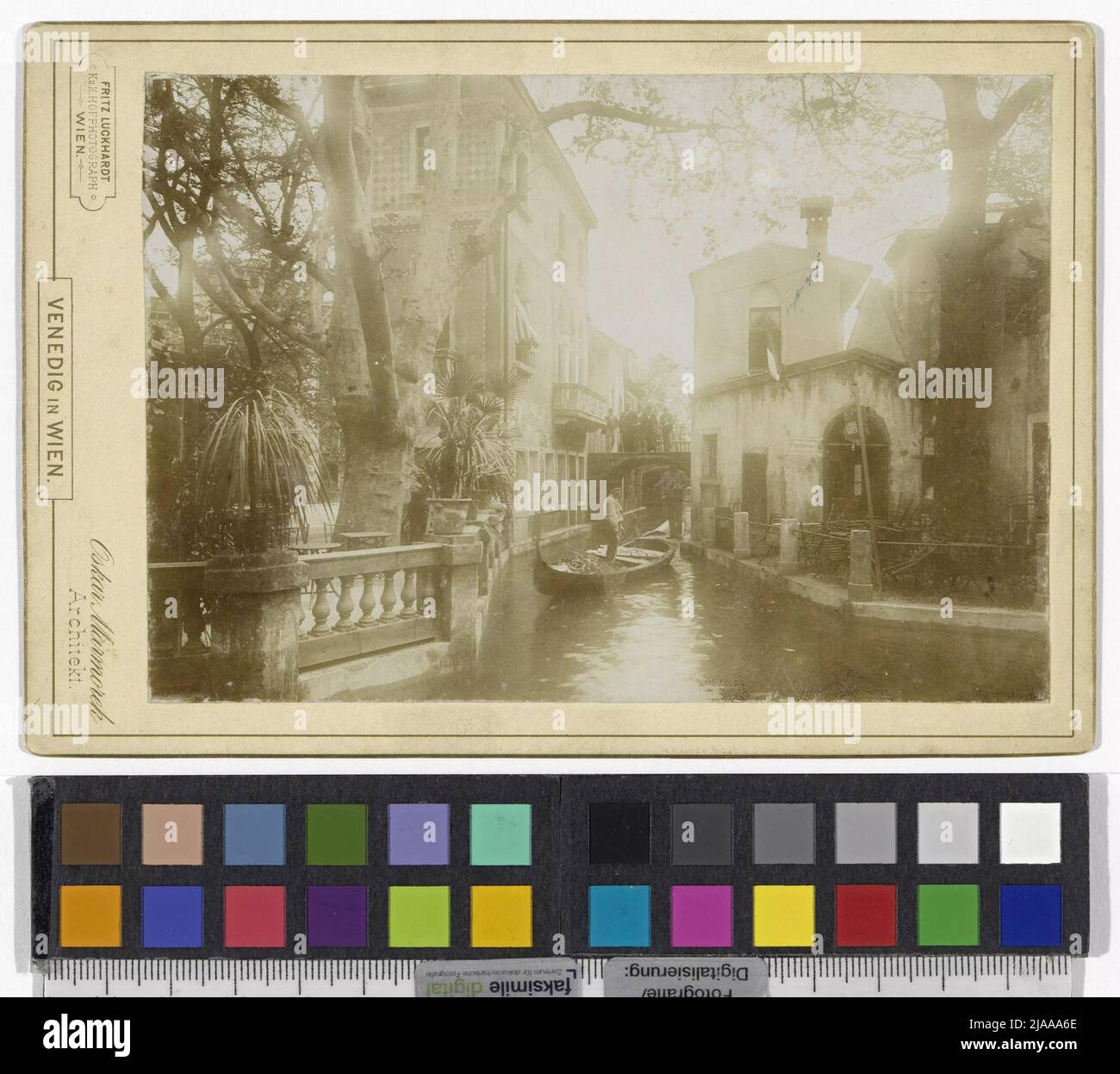View from the amusement park "Venice in Vienna" in the Prater. Gabor ...
