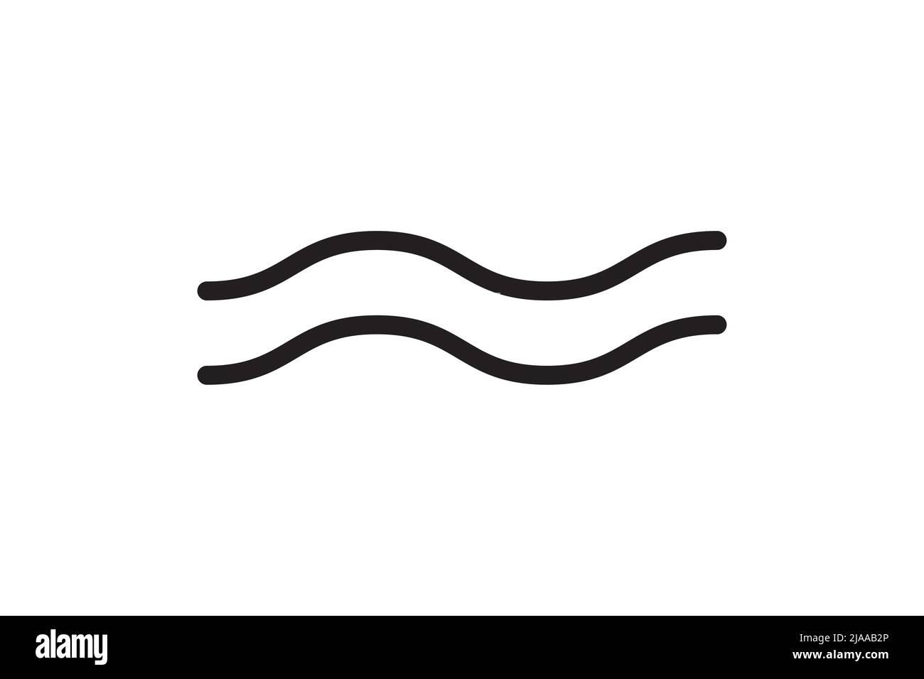Sea icon wave illustration vector design. Ocean logo graphic element ...