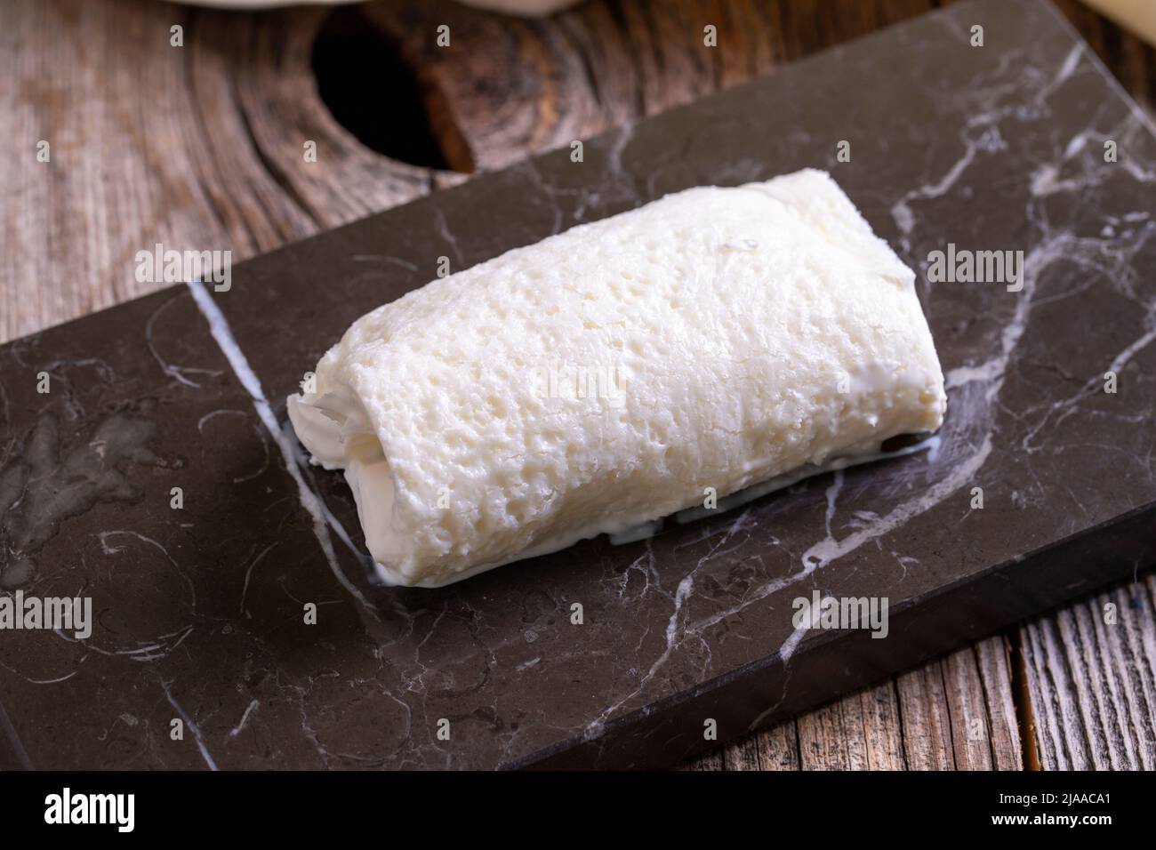 Clotted cream. Fresh milk cream. Fresh cow cream prepared daily. Close ...