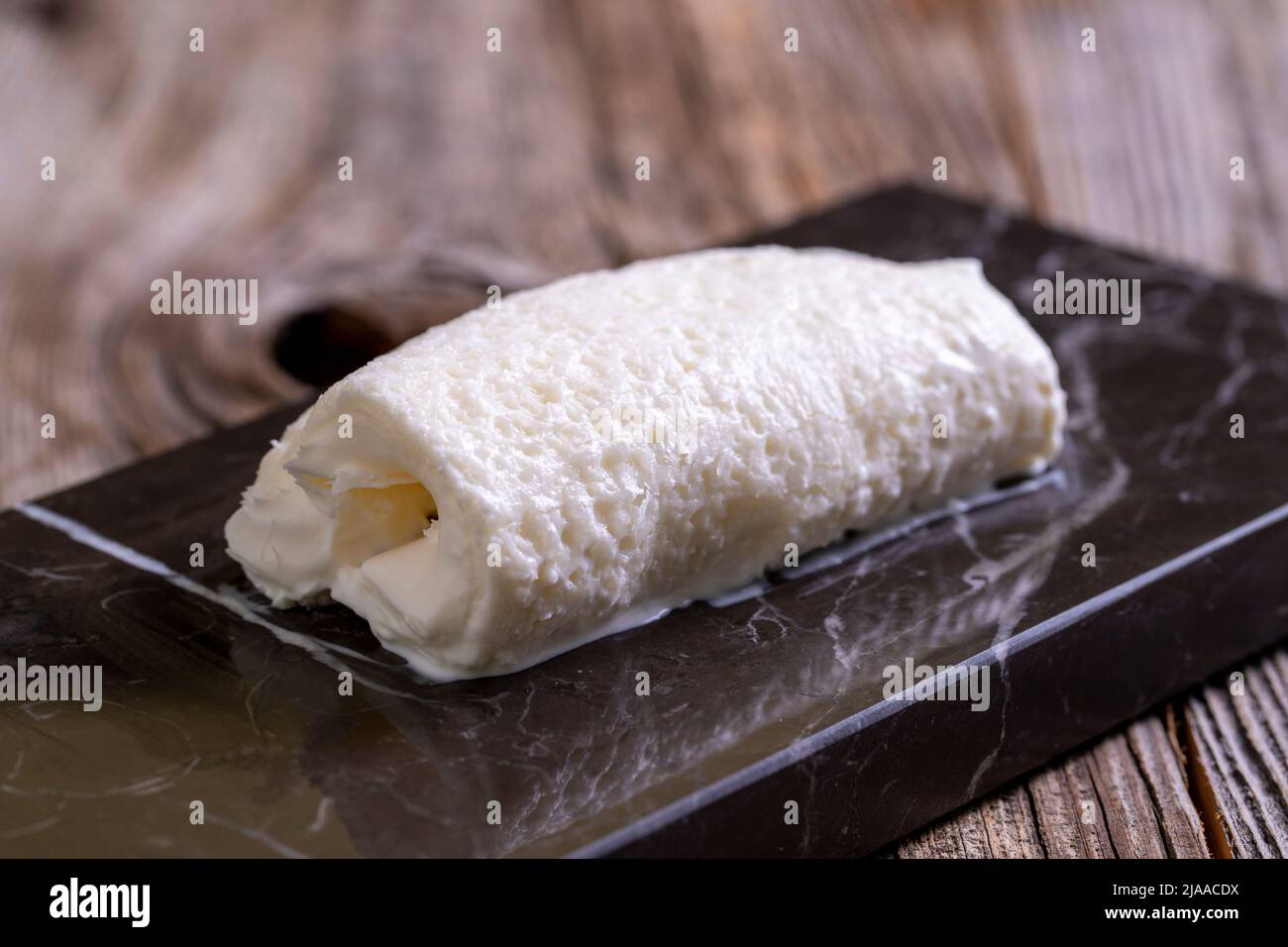 Clotted cream. Fresh milk cream. Fresh cow cream prepared daily. Close ...