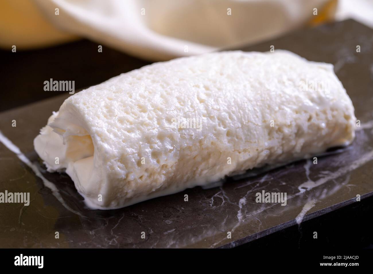 Clotted cream. Fresh milk cream. Fresh cow cream prepared daily. Close ...