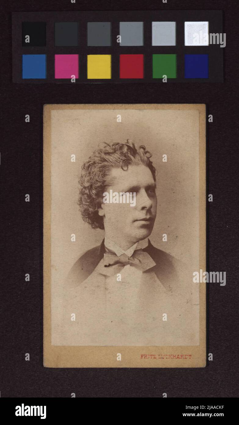 Wilhelm Jäger, actor and operetta singer. Fritz Luckhardt (1843-1894 ...