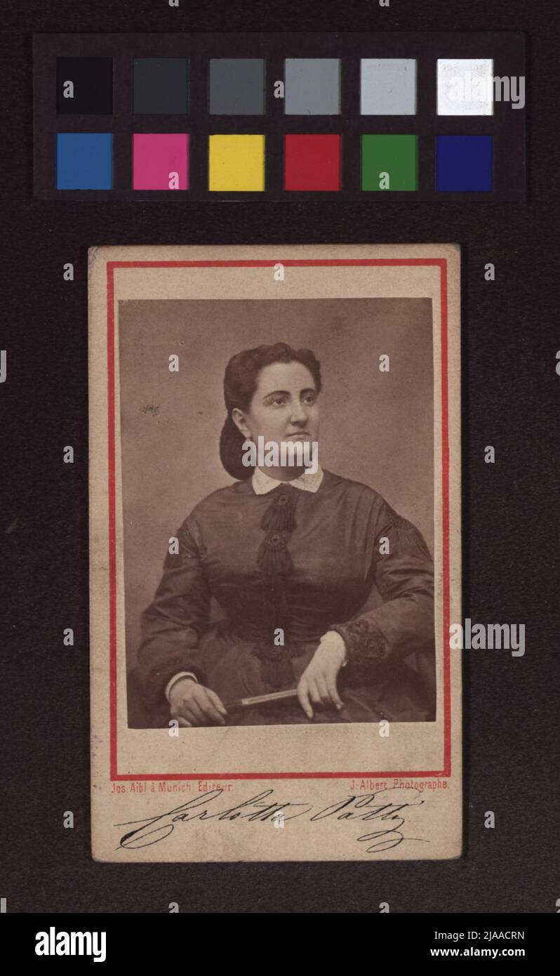 Carlotta Patti (1835-1889), opera singer. Joseph Albert (1825-1886 ...